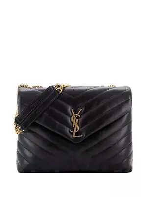 Saint Laurent Loulou Matelassé Chevron Leather Medium Shoulder Bag