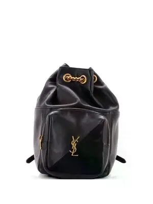 Saint Laurent Jamie Leather And Suede Backpack