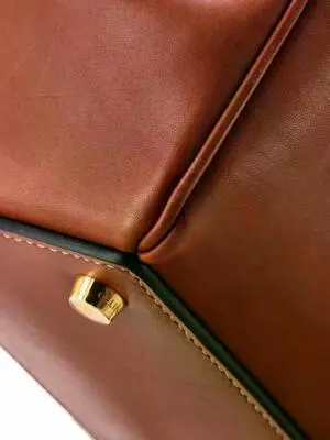 Celine 16 Small Satchel - Brown