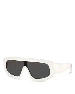 Prada Shield Sunglasses, 148mm - Talc