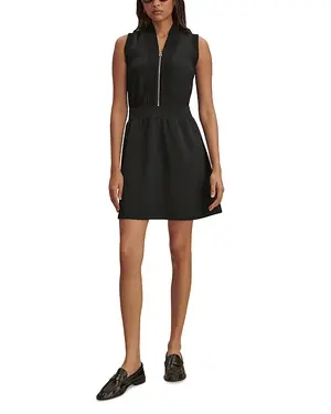 Varley Polyanna Half Zip Dress - Black