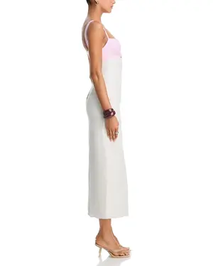CALA DE LA CRUZ Nara Midi Dress - Forest