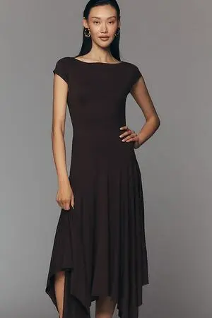 REFORMATION Danica Knit Midi Dress - Mole