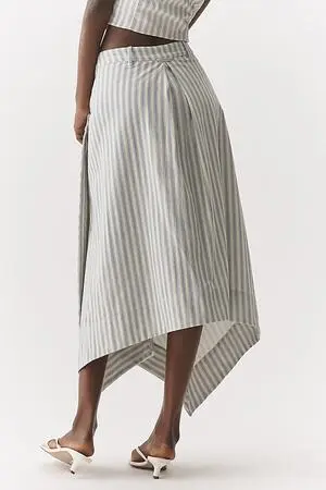 MUSE ASSEMBLY Hazel Asymmetric Midi Skirt
