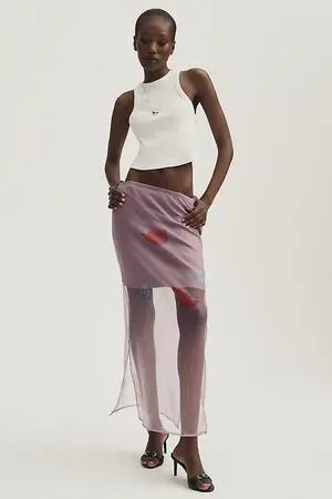 OHSEVENDAYS Kim Sheer Chiffon Skirt