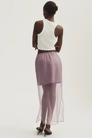 OHSEVENDAYS Kim Sheer Chiffon Skirt