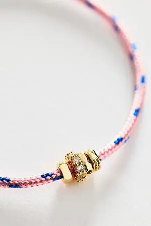 Maeve Adjustable Cord Bracelet - Pink