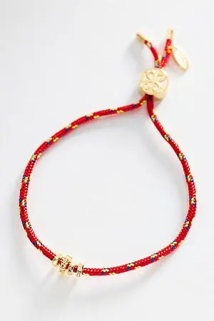Maeve Adjustable Cord Bracelet - Red