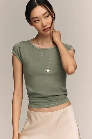 Pilcro Off The Shoulder T-shirts For Women