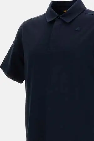 K-WAY Viggo Light Stretch Jersey Polo - Blue