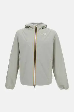 K-WAY K-Way Cropped Stretch Nylon Jersey Jacket Beige