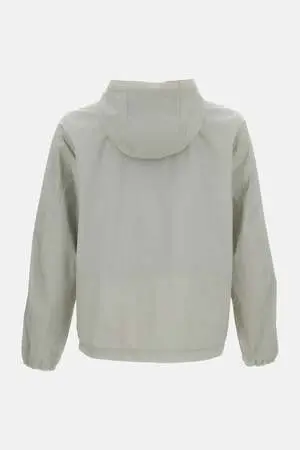 K-WAY Cropped Stretch Nylon Jersey Jacket - Beige