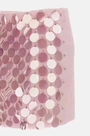 DES_PHEMMES Sequin Embellished Mini Skirt
