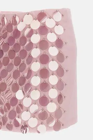 DES_PHEMMES Sequin Embellished Mini Skirt