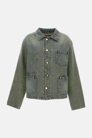 META CAMPANIA COLLECTIVE Cropped Denim Jacket
