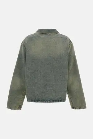 META CAMPANIA COLLECTIVE Cropped Denim Jacket