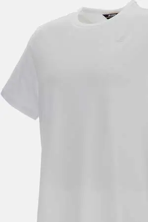 K-WAY T-shirt Adame Light Stretch Jersey - Bianco