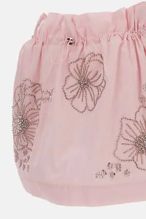 DES_PHEMMES Mini Skirt With Rhinestone Embellishments