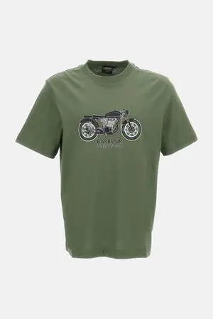 BARBOUR INTERNATIONAL Piston-print T-shirt - Green