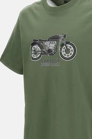 BARBOUR INTERNATIONAL Piston-print T-shirt - Green