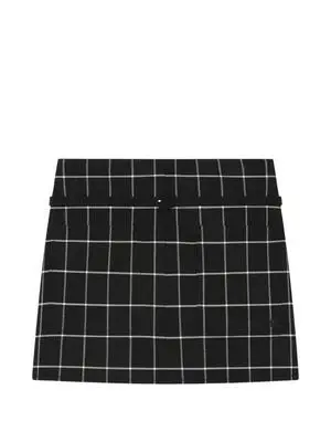 COURREGES Checked Mini Skirt