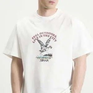 NANGA Eco Hybrid Duck Vintage T-shirt