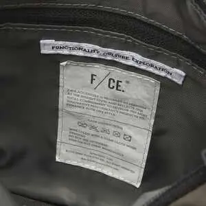 F/CE. Textured Twill Pouch - Charcoal