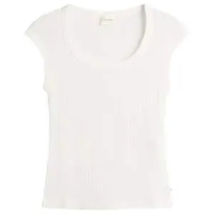 Closed Ribbed Fitted T-shirt - Ivory