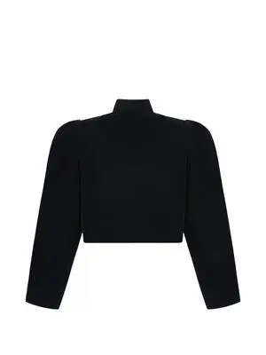 TATUNA Puff-sleeved Velvet Jacket