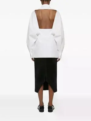 TATUNA Asymmetric Velvet Skirt