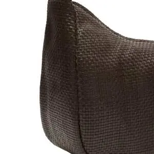 ST. AGNI Woven Bon Bon Shoulder Bag - Coffee