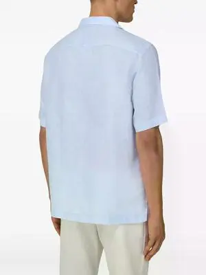 Boggi Milano Regular Fit Linen Shirt