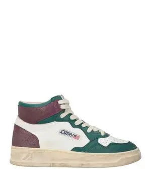 AUTRY Leather High-top Sneakers - Green