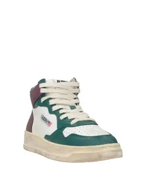 AUTRY Leather High-top Sneakers - Green