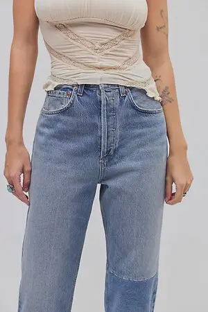AGOLDE 90s Long Straight-leg Jeans - Session