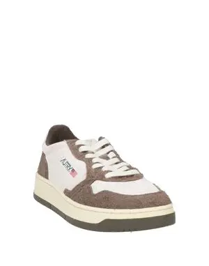 AUTRY Leather Low Top Sneakers - Beige