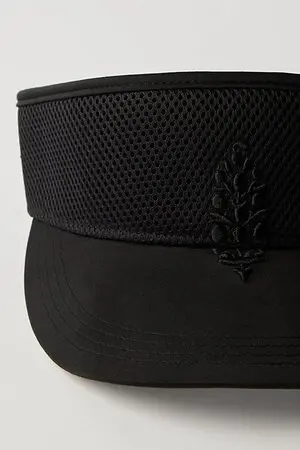 Free People Back Nine Wide-brim Visor - Black