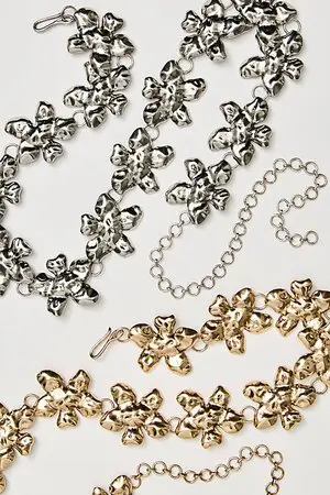Women's Chain Silver Belts