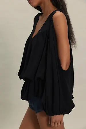 Free People Izzie Cold-shoulder Blouse
