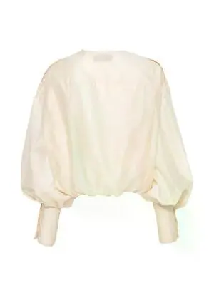 THELATEST Puff-sleeve Shirt - Neutrals