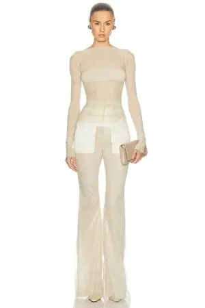 Rick Owens Temple Bandeau Top - Sand