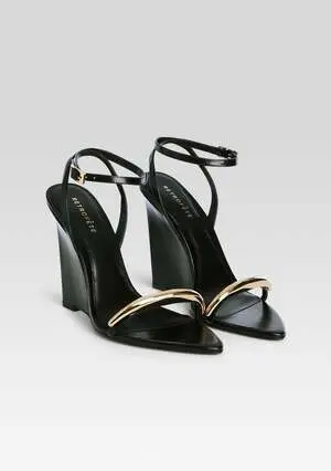 Retrofete Nola Wedge - Black