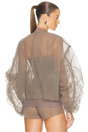 Rick Owens Secchia Flight Jacket - Dust