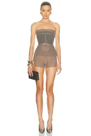 Rick Owens Bustier Top - Dust