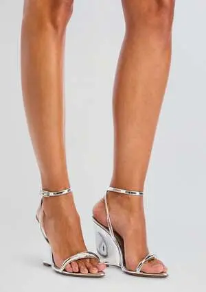 Retrofete Nola Wedge - Silver