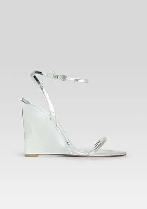 Women's Metallic Wedge Sandals