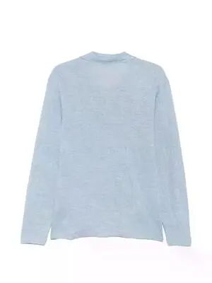 BARBA NAPOLI Long-sleeve Polo-collar T-shirt