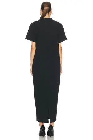 Balenciaga Long T-shirt Dress - Black
