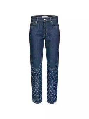Marine Serre Straight Leg Bottoms For Women
