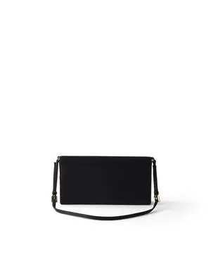 Prada Satin Mini Shoulder Bag - Black